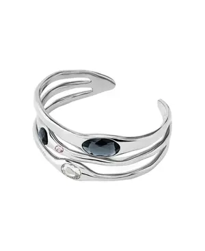 UNODE50 Rigid Bangle With Crystals