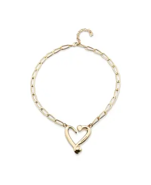 UNODE50 Twist Of Love Necklace - Gold