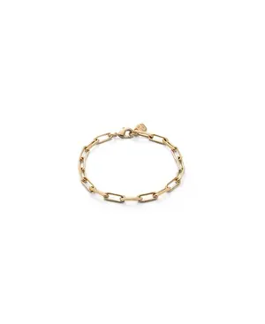 UNODE50 Cable Charm Bracelet - Gold
