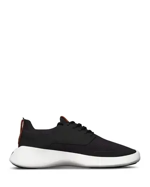 Wolf & Shepherd Toro Swiftknit Lace Up Sneakers - Black / White