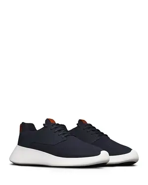 Wolf & Shepherd Toro Swiftknit Lace Up Sneakers - Navy / White