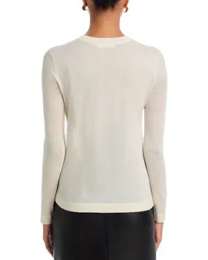 Co Long Sleeved Cashmere Crewneck Top