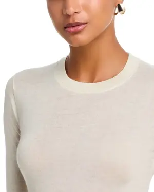 Co Long Sleeved Cashmere Crewneck Top