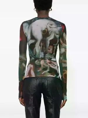 MUGLER X Ambera Wellmann Impossession Top