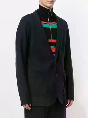 Kolor Knitted Single Breasted Blazer