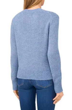 Halogen Crewneck Sweater - Aegean Blue