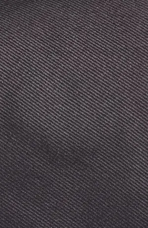 JACK VICTOR Solid Silk Neck Tie - Black