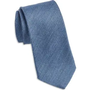 JACK VICTOR Solid Neck Tie - Blue