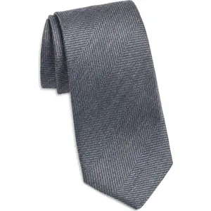 JACK VICTOR Solid Neck Tie - Grey