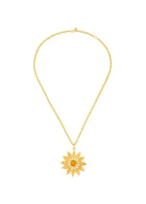 Sylvia Toledano Sunflower Necklace - Yellow