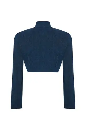 JENDUE Sublime Cropped Denim Jacket