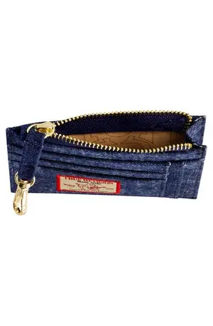 True Religion Denim Zip Card Case