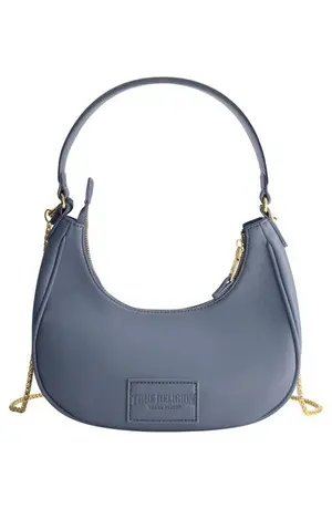 True Religion Zip Top Crescent Hobo Bag