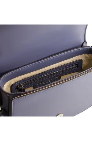 True Religion Saddle Bag With Gold Hardware - Blue