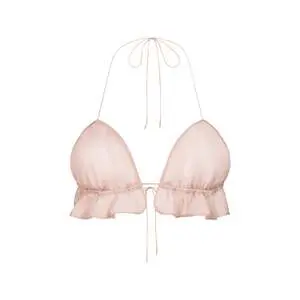 SKIMS Romance Halter Bralette - Light Fawn