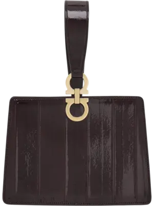 FERRAGAMO Mini Clutch - Brown