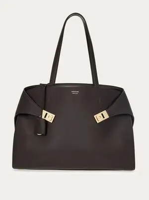 FERRAGAMO Hug Shoulder Bag Brown