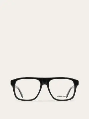 FERRAGAMO Square Optical Glasses - Black