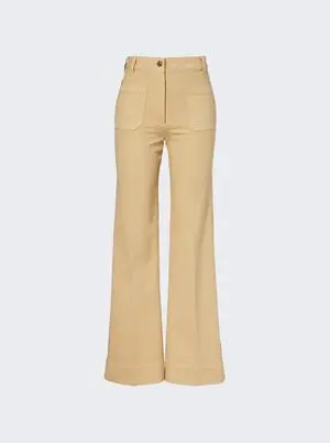Victoria Beckham Regular Alina Jean - Yellow