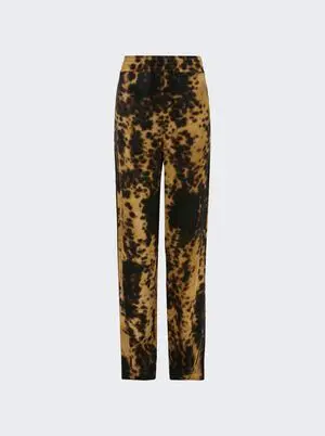 Victoria Beckham Printed Viscose Trousers - Multi