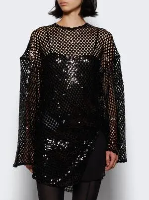 Attico Sequined Mini Dress