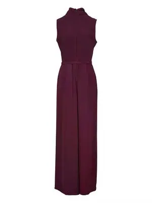 Adam Lippes Cowl-neck Belted Jumpsuit