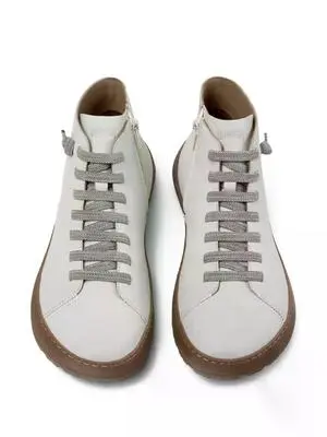 Camper Lace-up Leather High-top Sneakers