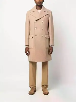 Brunello Cucinelli Double-breasted Wool-blend Coat