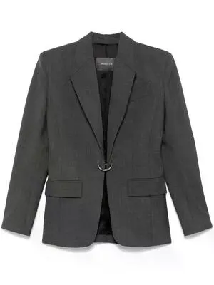 MUGLER Ring-detail Virgin Wool Blazer