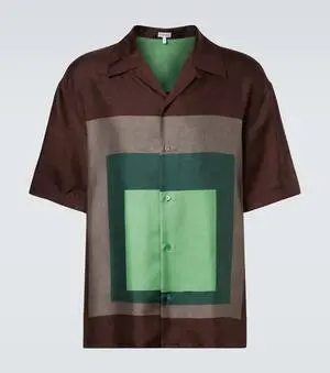 Men's Brown Bowling Shirts