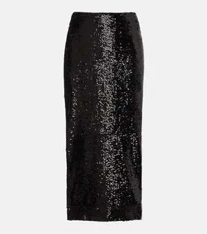 EMILIA WICKSTEAD Sequined Pencil Skirt
