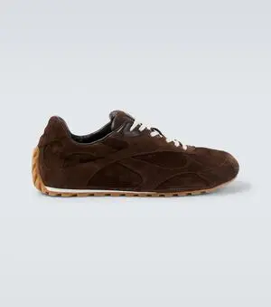 Bottega Veneta Almond Toe Sneakers For Men