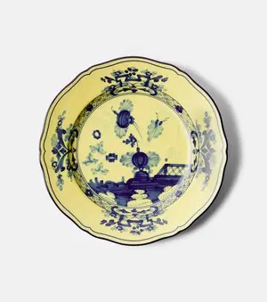 GINORI 1735 Oriente Italiano Porcelain Dessert Plate - Yellow