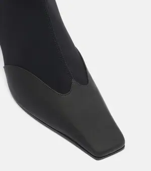 Khaite Nevada 85 Mid-calf Boots - Black