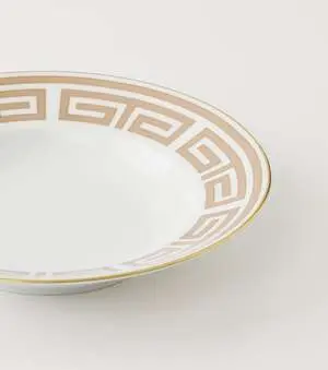 GINORI 1735 Labirinto Porcelain Soup Plate - White