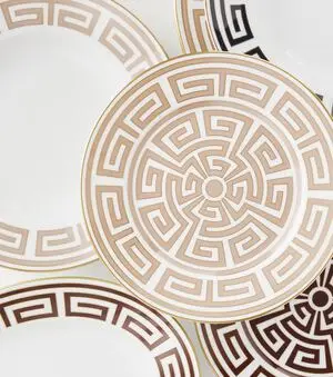 GINORI 1735 Labirinto Porcelain Soup Plate - White