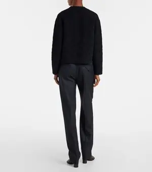 Bottega Veneta Intrecciato Wool-blend Crewneck Sweater
