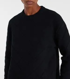 Bottega Veneta Intrecciato Wool-blend Crewneck Sweater