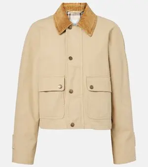 Burberry Cotton Gabardine Jacket - Beige