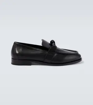 Bottega Veneta Logo Loafers