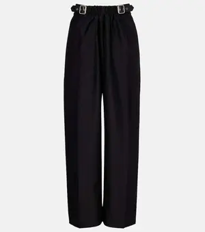Loewe Gathered Wide-leg Pants