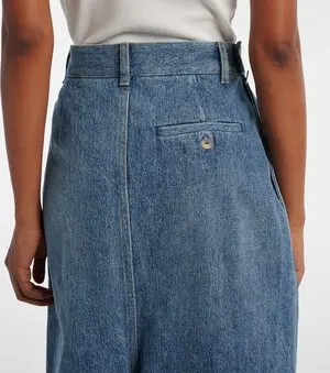 Loewe Draped Wide-leg Jeans