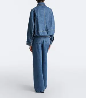 Loewe Draped Wide-leg Jeans