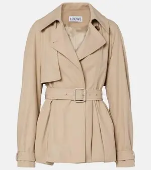 Loewe Cotton Gabardine Jacket - Beige