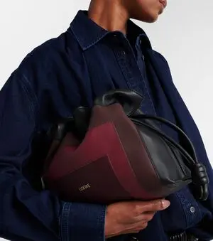 Loewe Flamenco Medium Leather Clutch