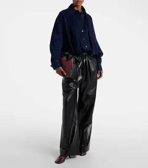 Loewe Flamenco Medium Leather Clutch