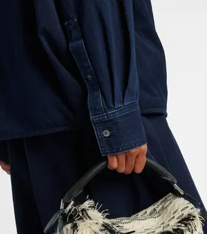 Loewe Draped Denim Shirt