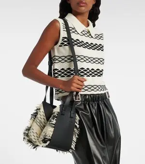 Loewe Hammock Compact Leather Top-handle Bag