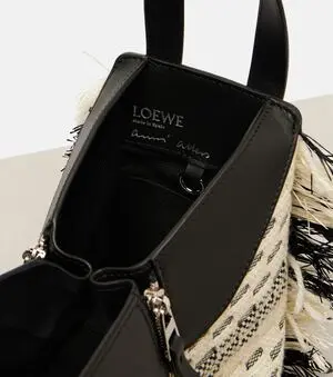 Loewe Hammock Compact Leather Top-handle Bag