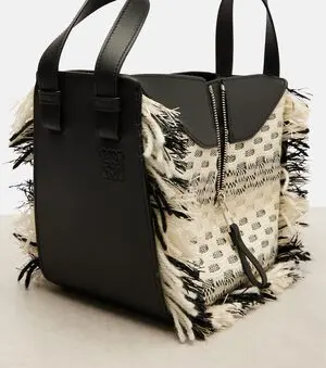 Loewe Hammock Compact Leather Top-handle Bag